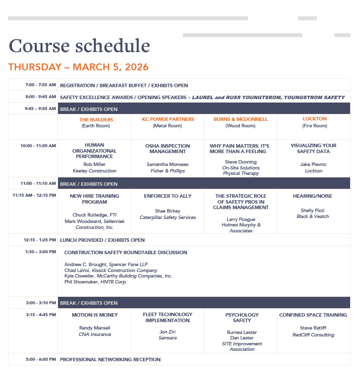 2026 Midwest Construction Safety Conference (MCSC)